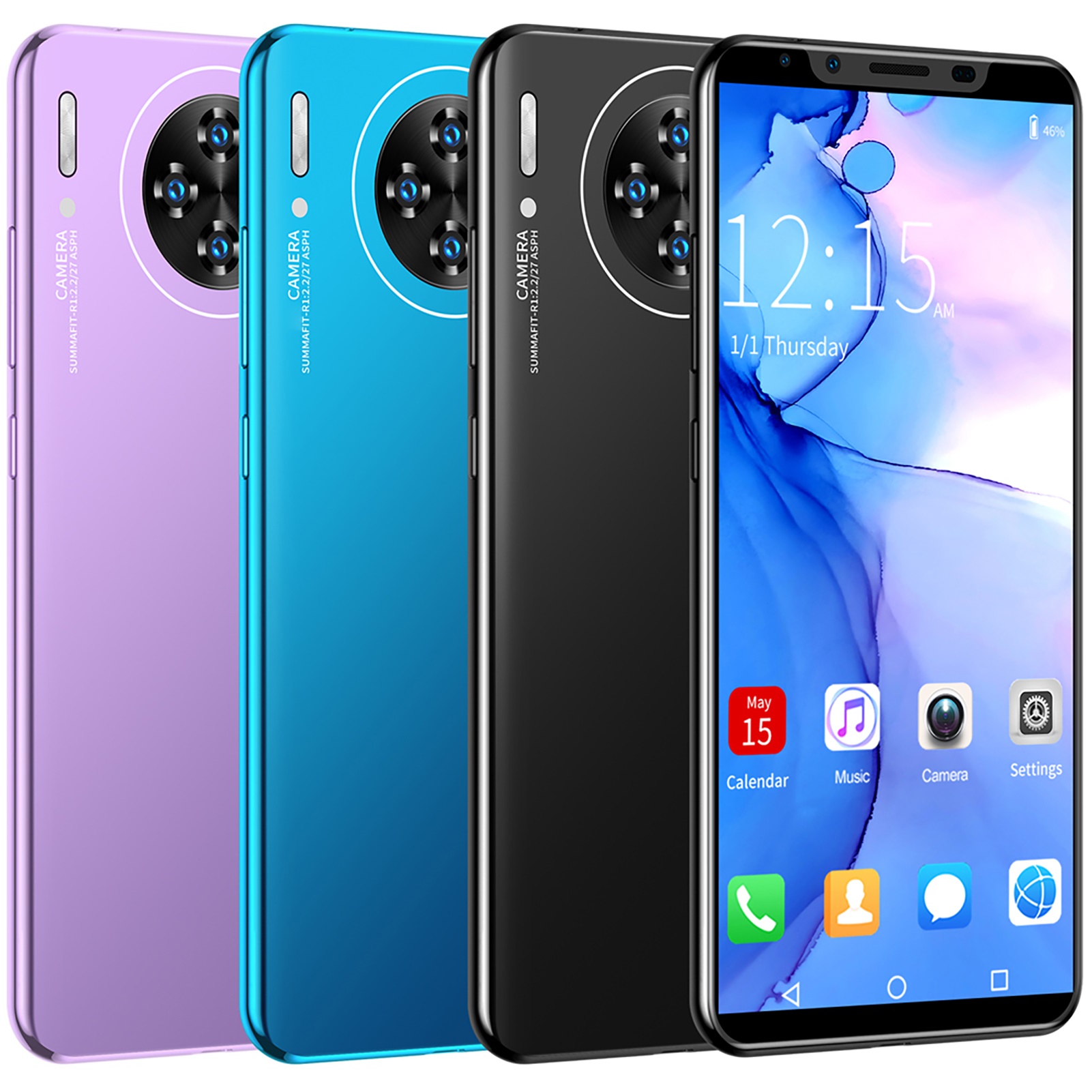 SMARTPHONE Téléphone portable Performance stable Grande capacité à la ...